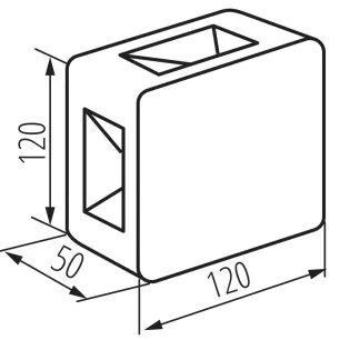 Kanlux 39182 - LED Venkovní nástěnné svítidlo REFAZI LED/6W/230V IP54 černá