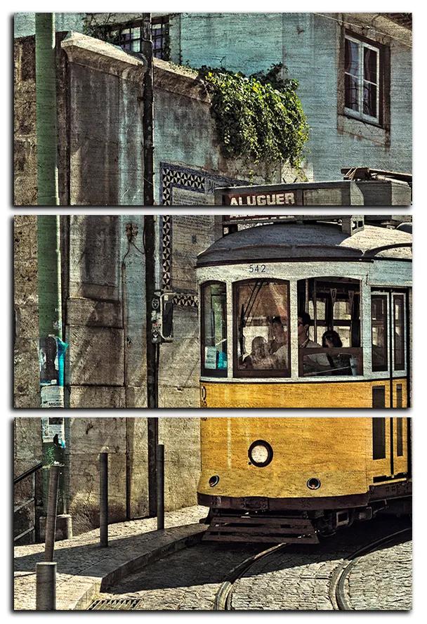 Obraz na plátně - Historická tramvaj  - obdélník 7121B (105x70 cm)