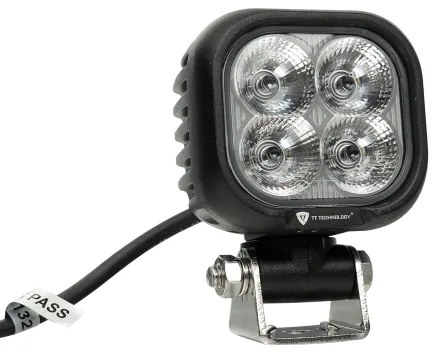 LED Bodové svítidlo pro automobil BLACK LED/40W/10-30V IP69 5700K hranatý