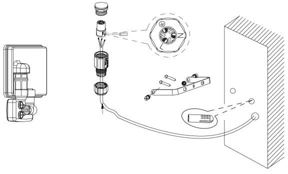 Eglo 97461 - LED Reflektor se senzorem FAEDO 3 LED/20W/230V IP44