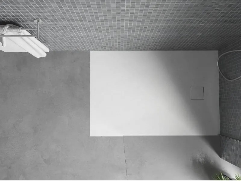 Mexen Bert obdélníková sprchová vanička SMC 90 x 80 cm, bílá - 4K108090