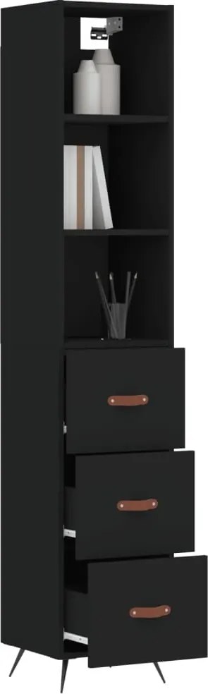 vidaXL Skříň highboard 34,5x34x180 cm kompozit [3189670] Barva: dub sonoma