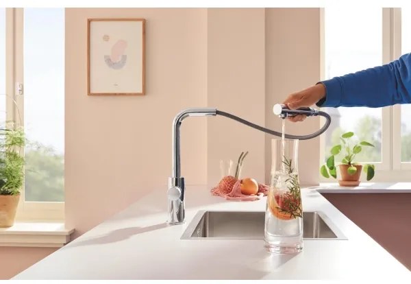 GROHE 30601000 - Dřezová baterie BLUE PURE A s výsuvnou koncovkou lesklý chrom