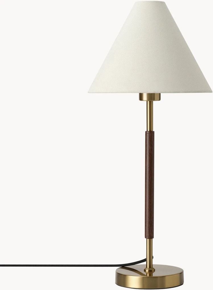 Stolní lampa ze lnu Gabriel