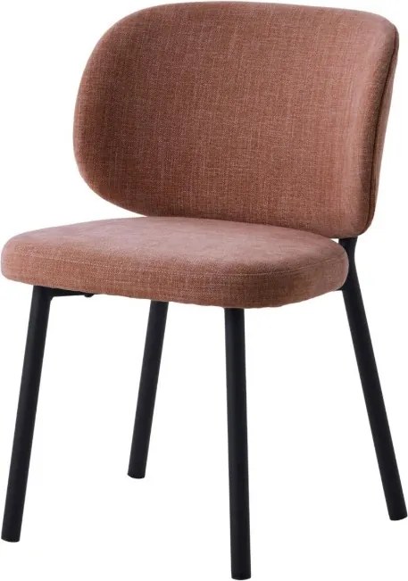 Designová jídelní židle Salgado růžová