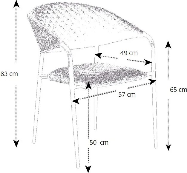 Doppler Picaso MELIA LIKA-TEX® antracit, 2+1