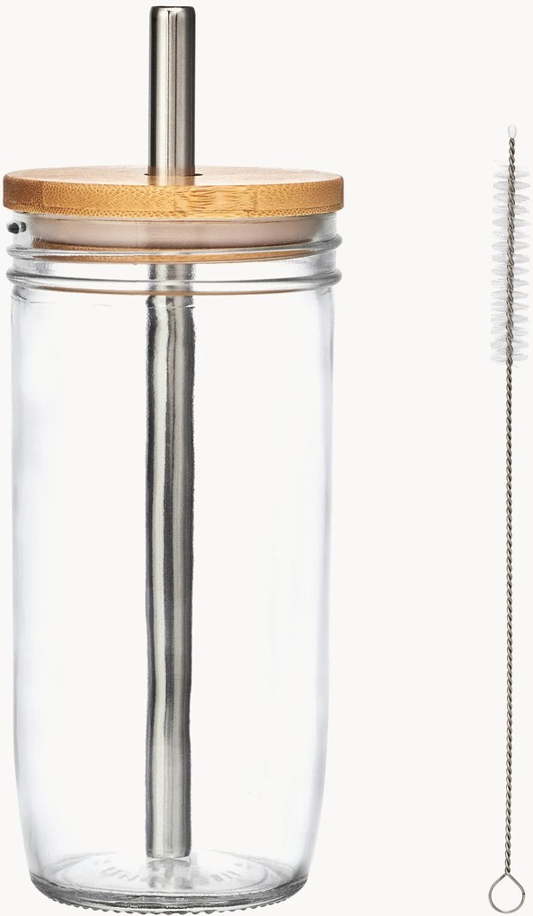 Kelímek's brčkem z nerezové oceli La Cafetière