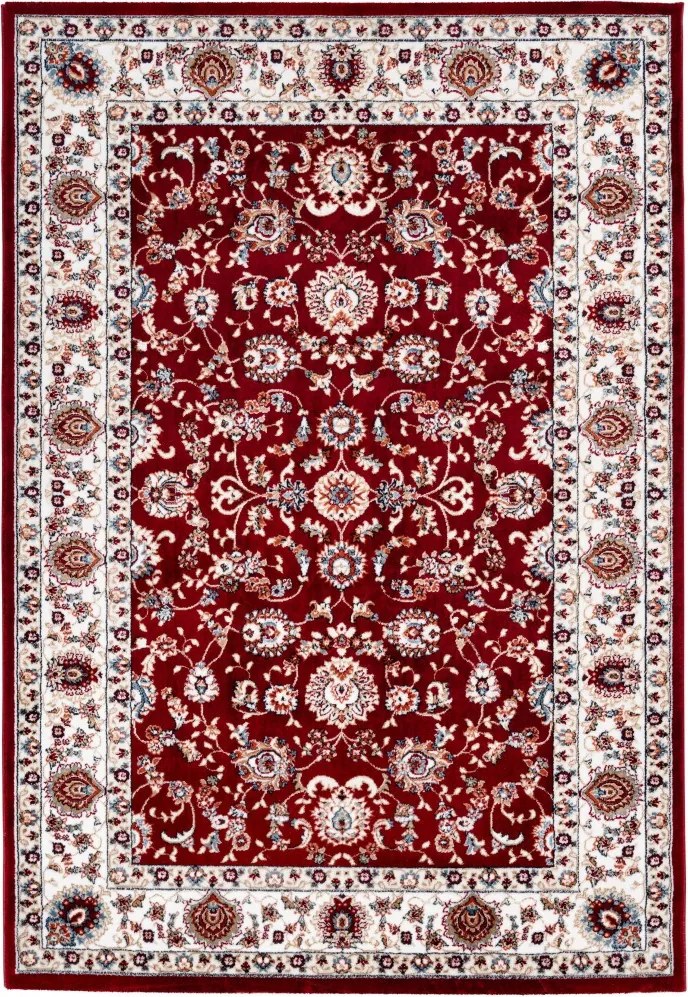 Kusový koberec Isfahan 741 red, 80x150, červená, kancelária, Obsession