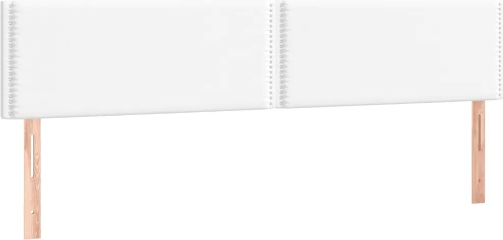 Box spring postel s matrací bílá 120x190 cm umělá kůže 3269972