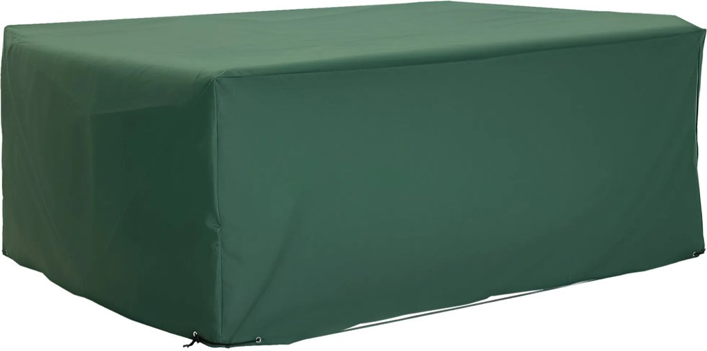 Ochranný obal na zahradní nábytek Outsunny 600D Oxford Zelený 210 x 140 x 80 cm | Aosom