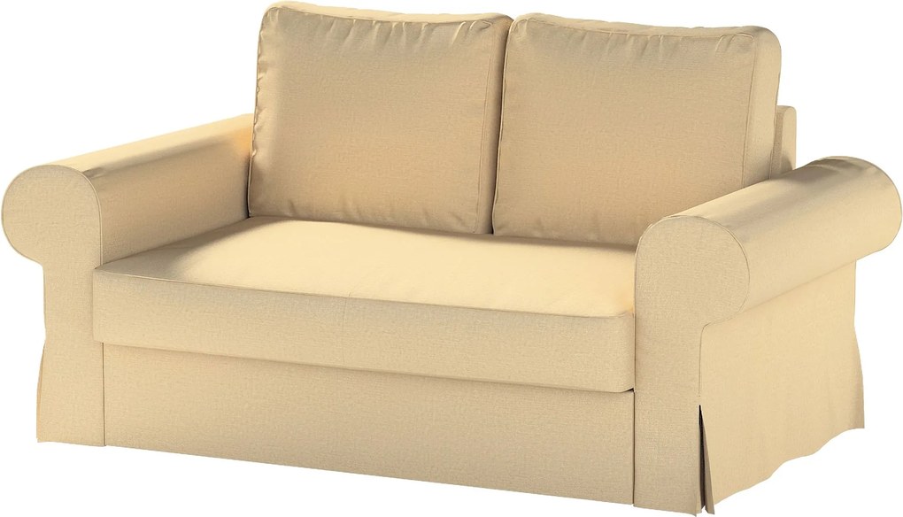 Potah na pohovku IKEA Backabro 2-místná, rozkládací barva béžová látka lesklé, pletený vzor