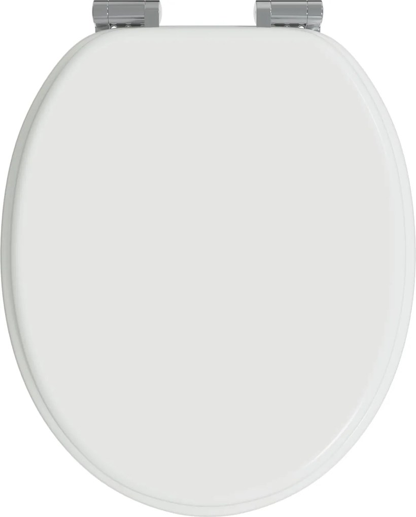 Toaletní sedátko s tlumeným zavíráním 2 ks Bílá 44 x 38 cm 3414529