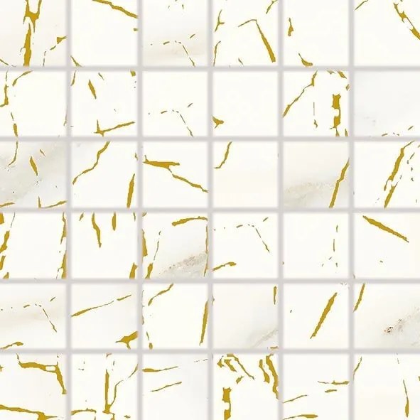 Rako Mozaika RAKO Cava WDM06831 mozaika (5x5) zlatá 30x30 - 163009