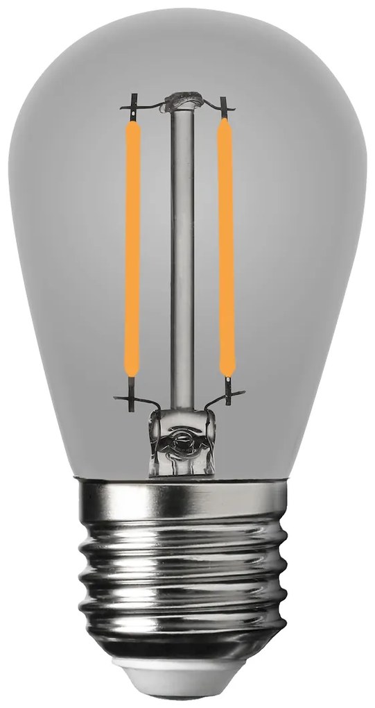 Dekorační LED žárovka E27 teplá 2700k 1w 50 lm smoked