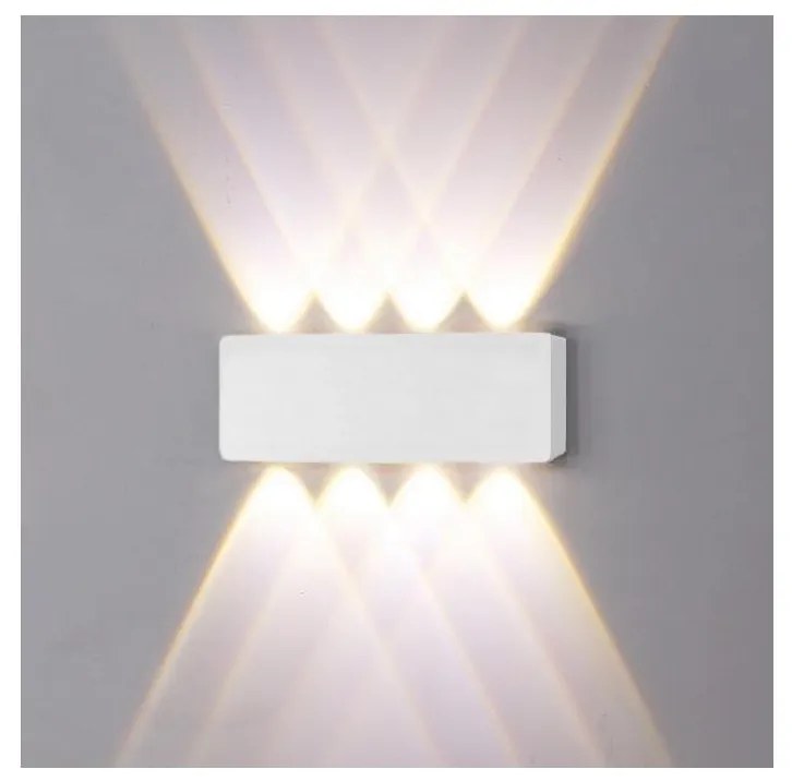 Top Light | Top Light - LED Venkovní nástěnné svítidlo LED/8W/230V IP44 4000K bílá | TP1766