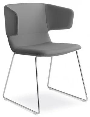 LD seating Designové křeslo FLEXI P FP-Q Barva kostry chromová kostra GALERIE - Čalounění LD seating LÁTKY 2 / STYLE, ASPECT, CURA 2021