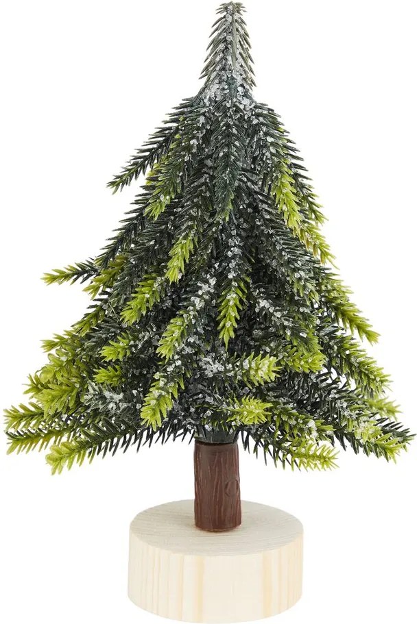 TREE OF THE MONTH Vánoční stromek s dřevěným stojanem 19 cm