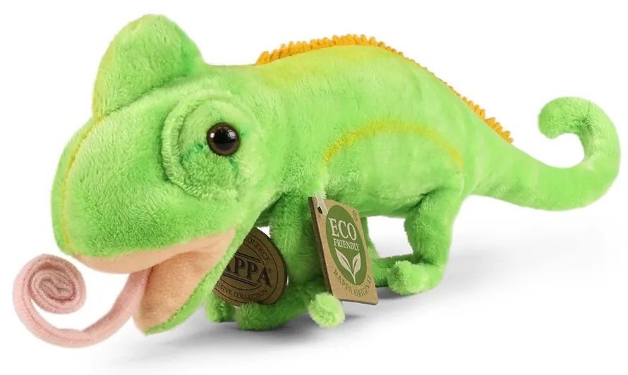 Rappa Plyšový chameleon 30 cm ECO-FRIENDLY