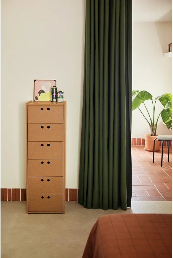 Skříňka v přírodní barvě 40x118x40 cm Wally – Teulat