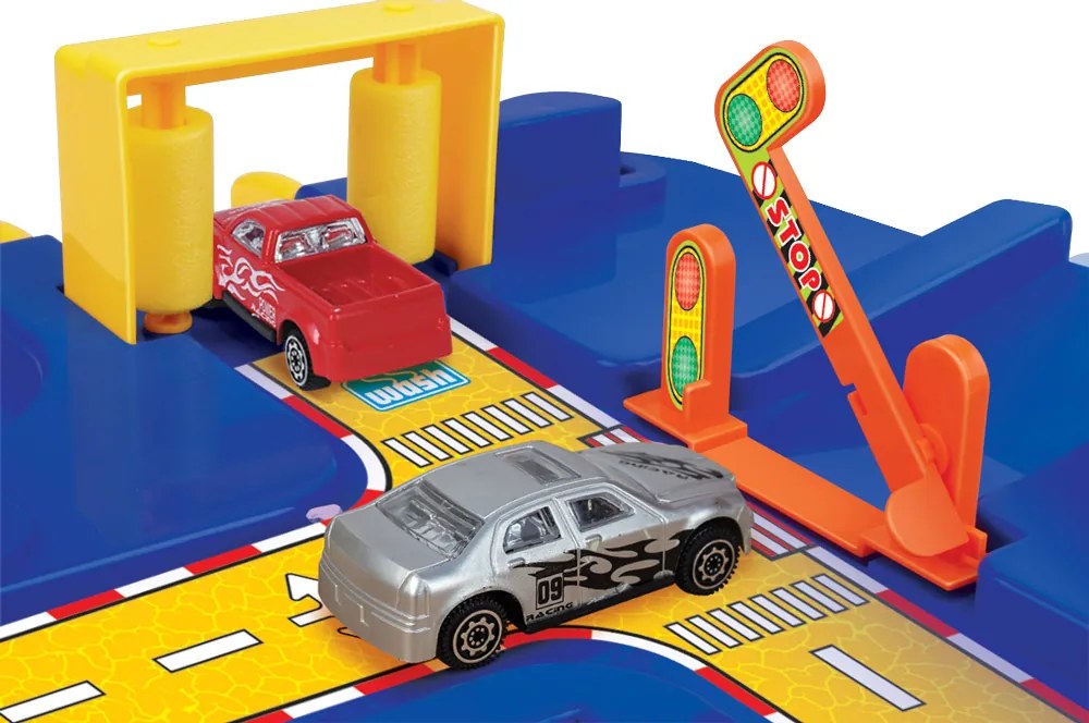 Kids World Stavebnice Garáž 3 patra Car Zone