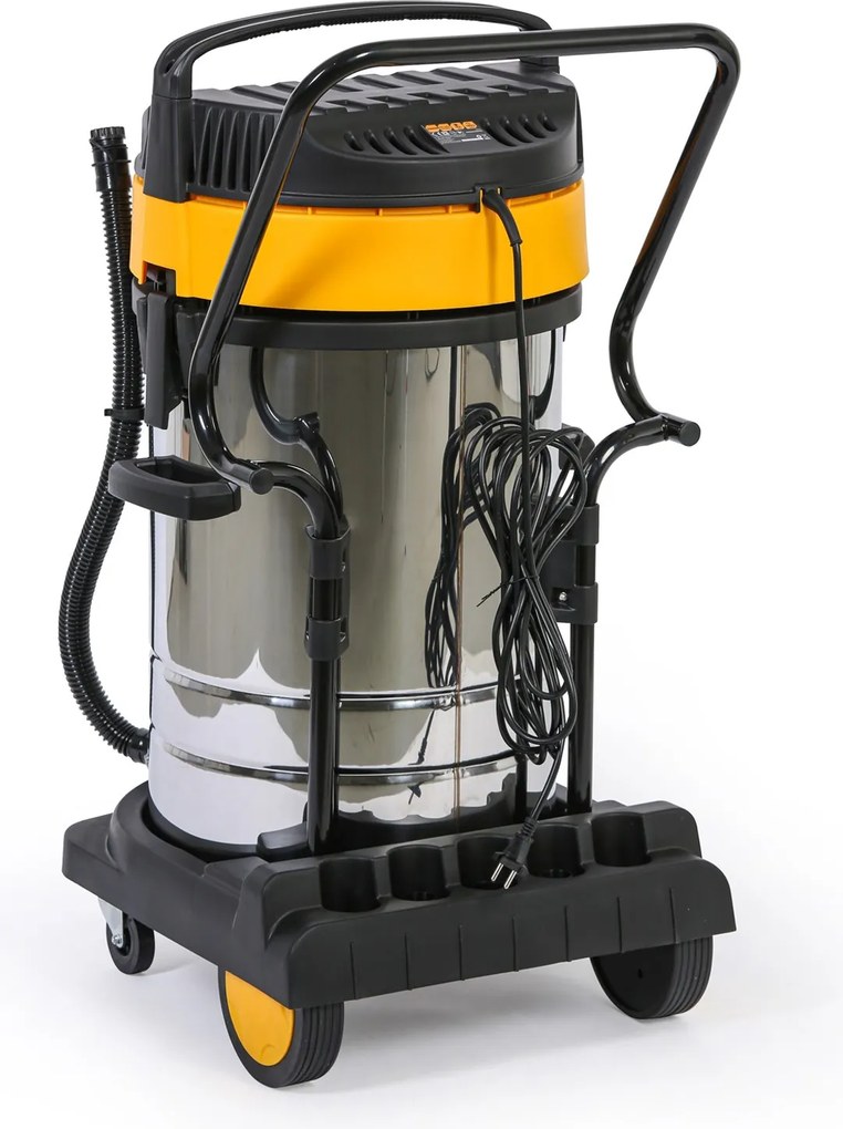 Průmyslový vysavač TOLSEN 79610, suché/mokré sání, 3000 W, 80 l