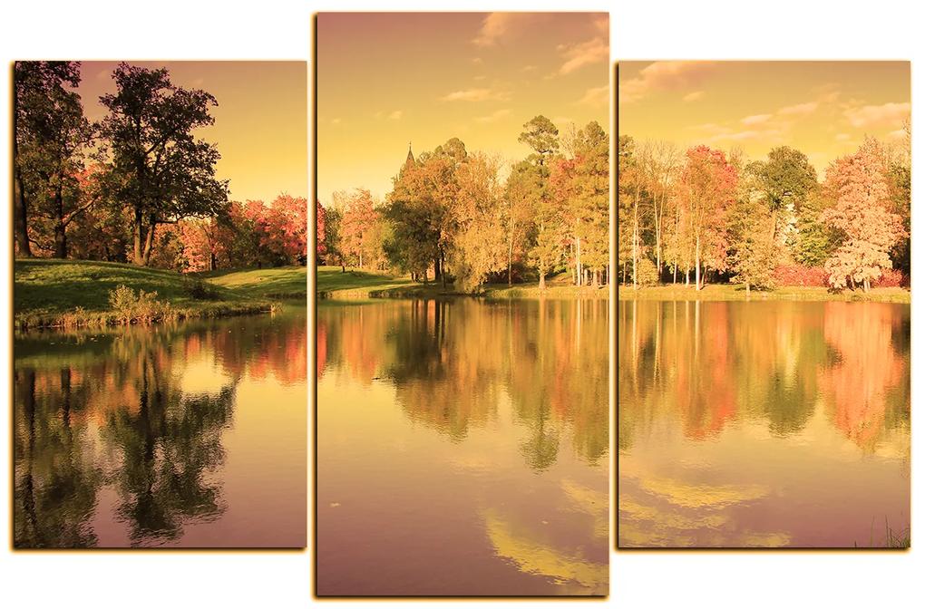 Obraz na plátně - Podzimní park 1175FC (105x70 cm)