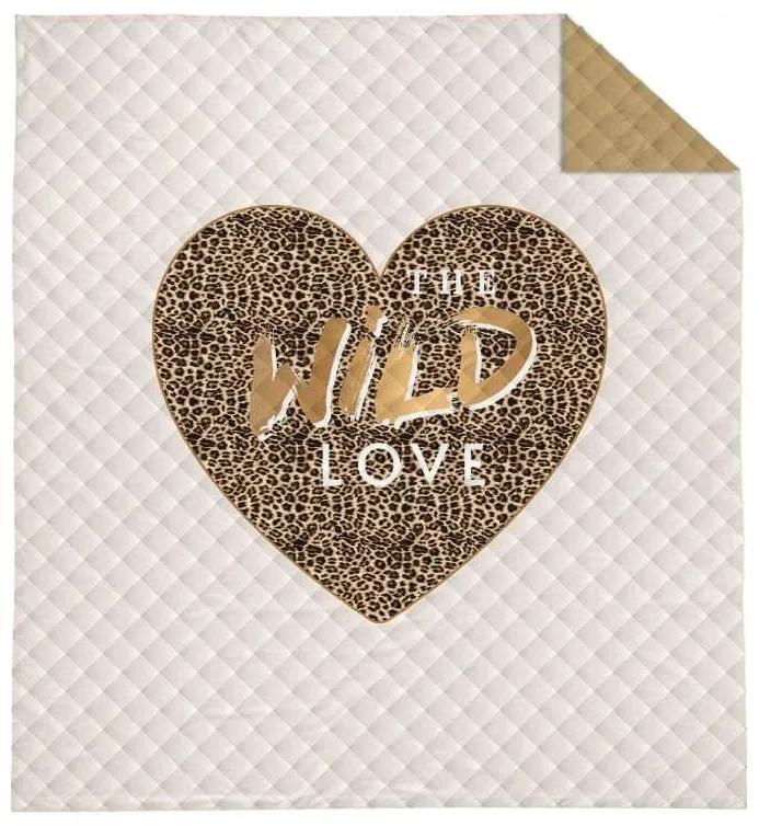 DETEXPOL Přehoz na postel Wild Love  Polyester, 170/210 cm