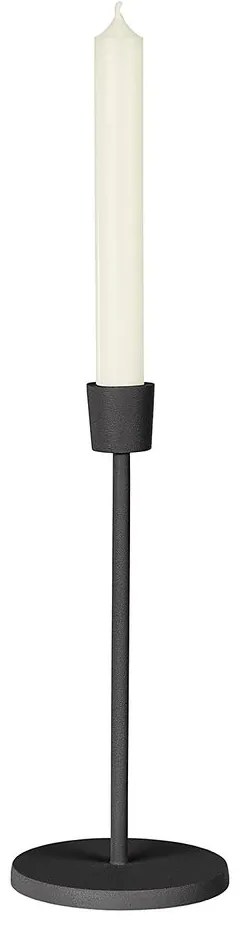 HIGHLIGHT Svícen na dlouhou svíčku 24 cm - černá