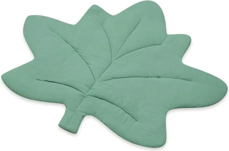Mušelínová hrací deka New Baby Maple Leaf mint