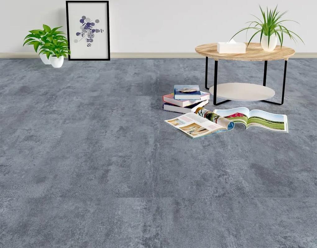 vidaXL Samolepicí podlahové desky 55 ks PVC 5,11 m² [144872] Barva: Šedý mramor