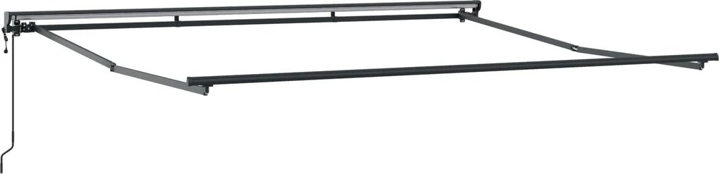 Rám markýzy Žlutá a bílá 350 x 250 cm 3330216