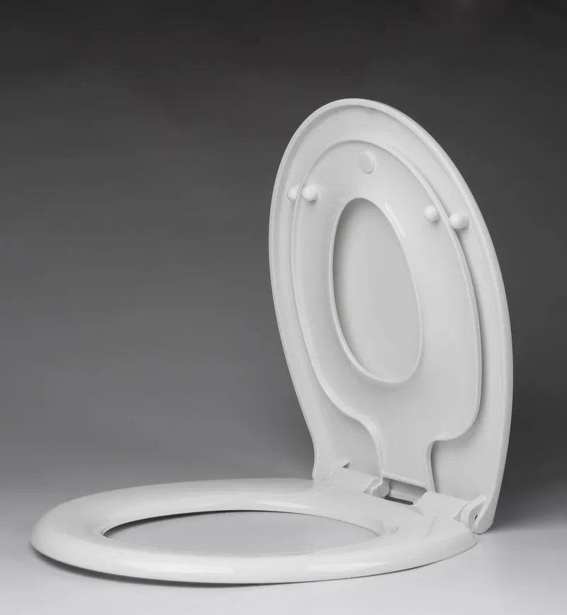 Aqualine, Dětské WC sedátko integrované do klasického WC sedátka, Soft Close, bílá, FS125
