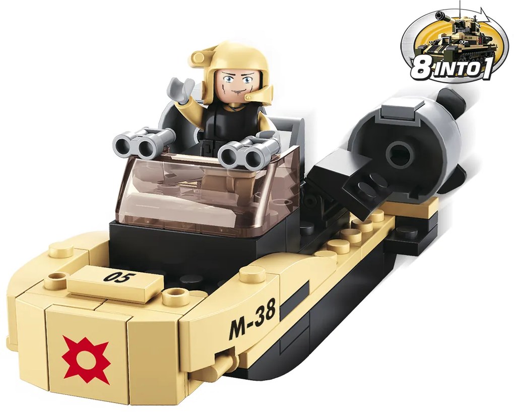 Sluban Army 8into1 M38-B0587H Útočný člun