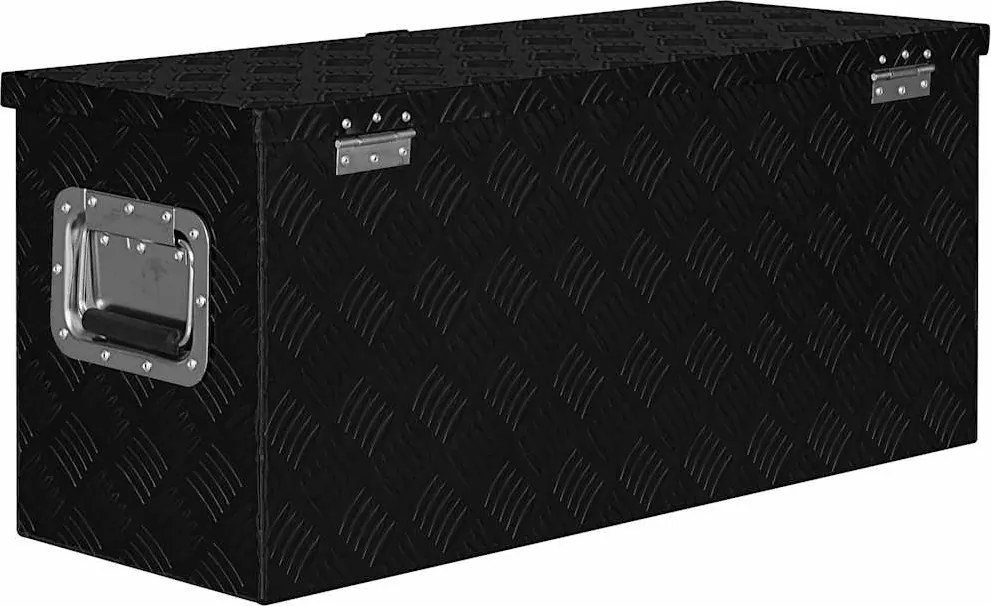 Hliníkový box 80 x 30 x 35 cm černý 146442