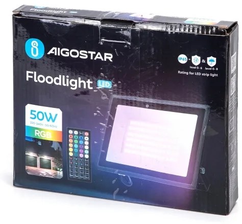 Aigostar - LED RGBW Stmívatelný reflektor LED/50W/230V IP65 + DO