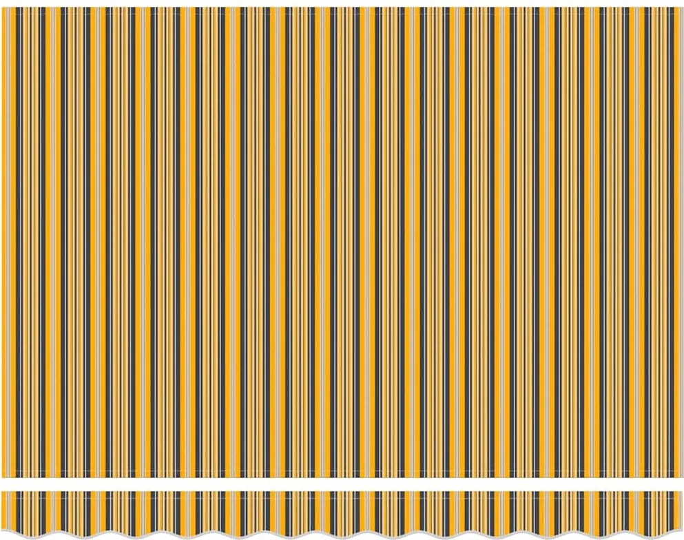 Stahovací markýza Vícebarevný 300 x 250 x 165 cm Textil a kov 3330028