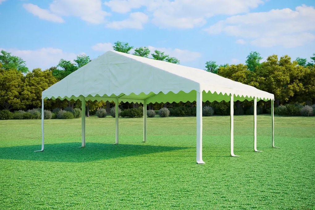 Párty stan 6x6 m STANDARD - ohnivzdorný barva Bílá