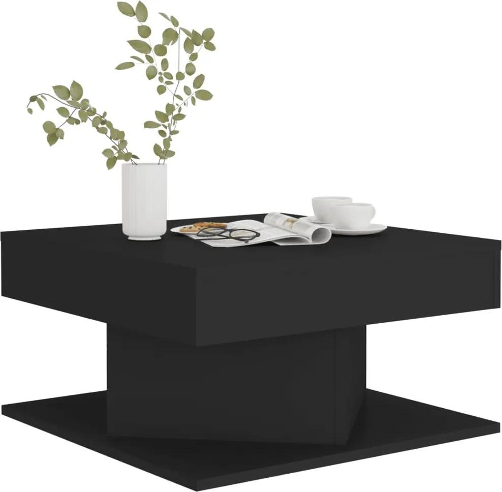 vidaXL Konferenční stolek 57 x 57 x 30 cm dřevotříska [808369] Barva: Bílá
