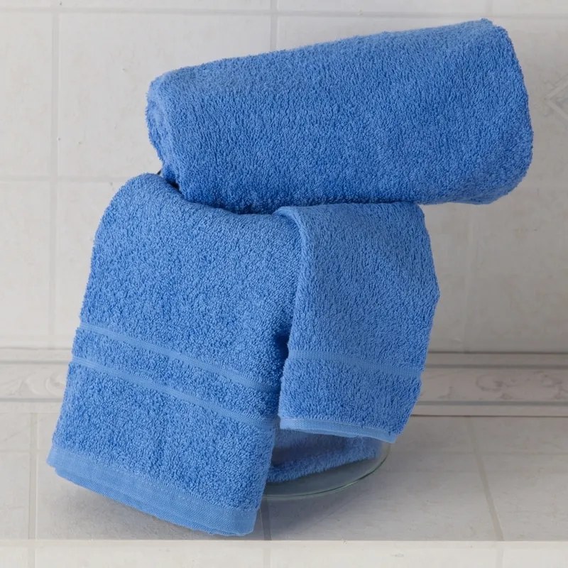 Veba ručník rujana pruh - modrá 30x50