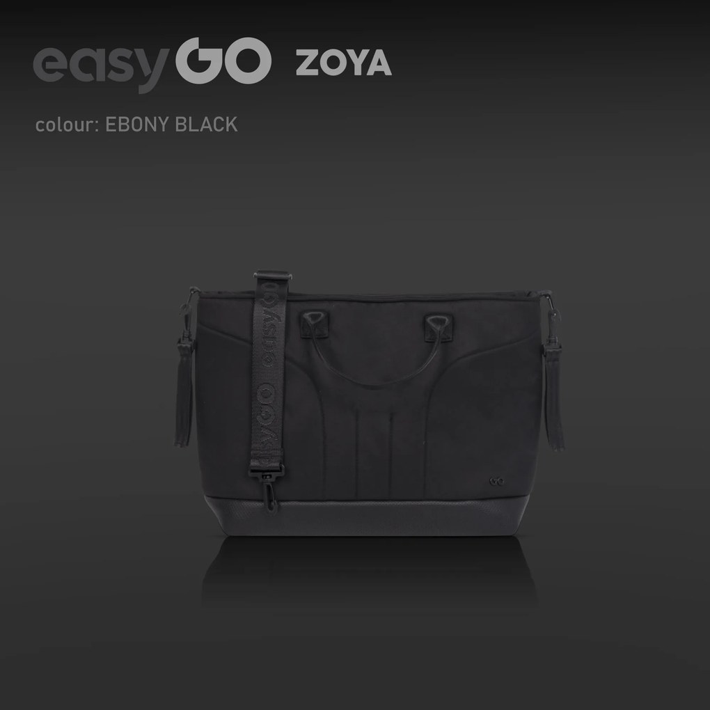 Hluboká vanička pro dětský kočárek EasyGo Zoya Ebony Black