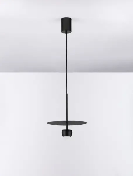 LED černé designové svítidlo Edem