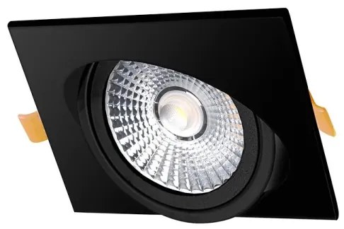 LED Podhledové svítidlo LED/18W/230V 3000K 11,5x11,5 cm černá