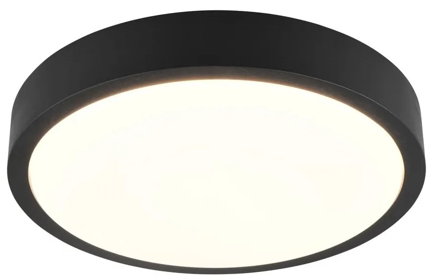 Černé LED stropní svítidlo ø 40 cm Iseo – Trio