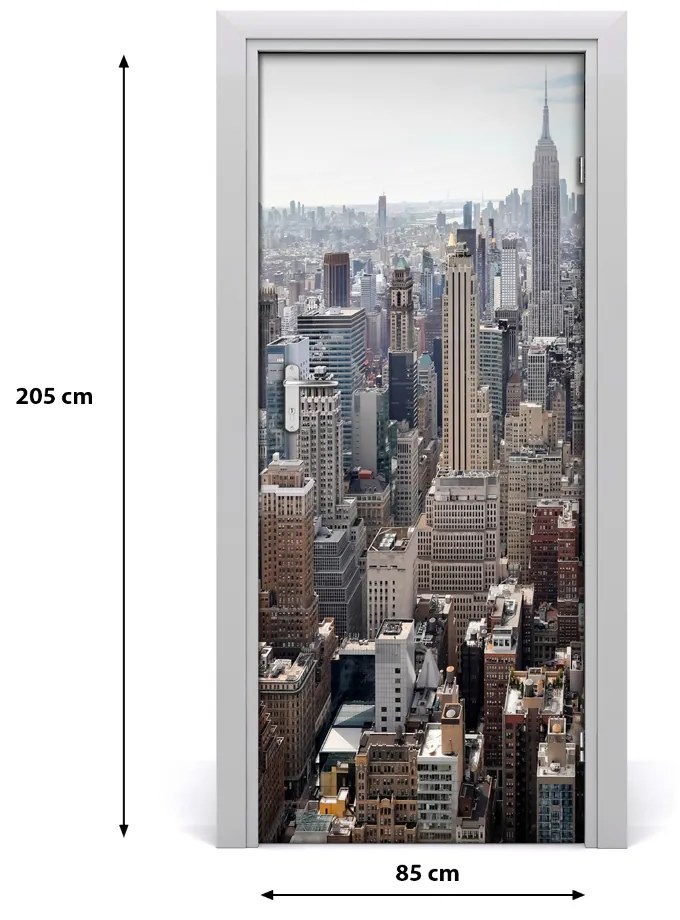 Fototapeta samolepící na dveře New York 85x205 cm