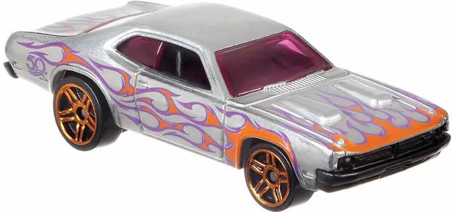 MATTEL Hot Wheels Tématické auto 50. výročí Zamac ´71 Dodge Demon 1:64