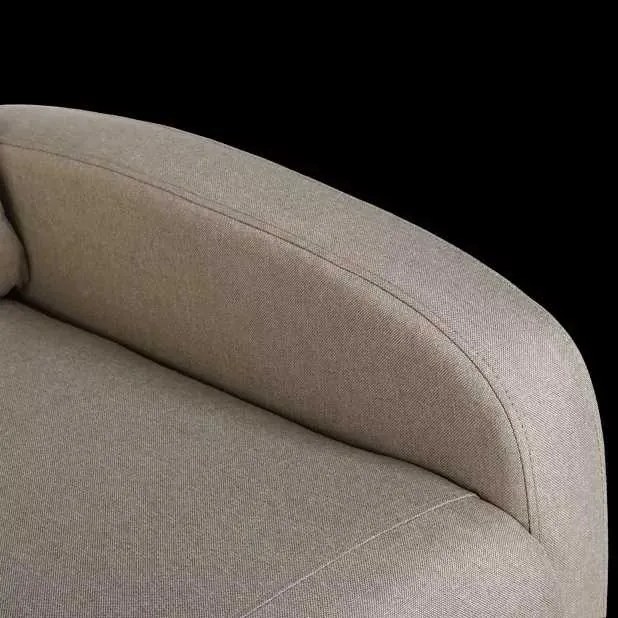 LuxuryForm DESIGN Televizní křeslo RUFO s polohováním - béžové