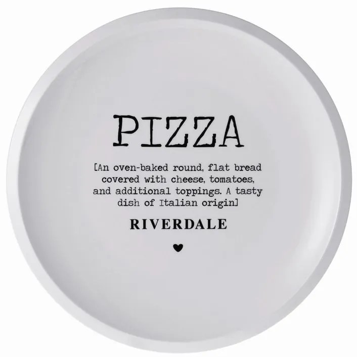 Keramický talíř na pizzu Riverdale 30cm