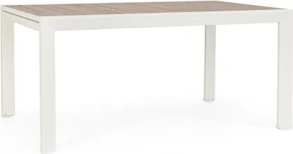 BIZZOTTO Rozkládací jídelní stůl BELMAR světlý 160-240x100 cm 0664103