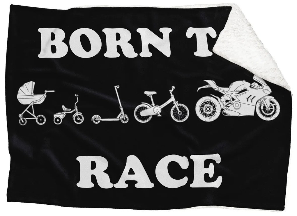 Deka Born to race (Podšití beránkem: ANO)