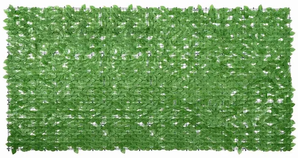 Balkónová zástěna se zelenými listy 300 x 150 cm 315503